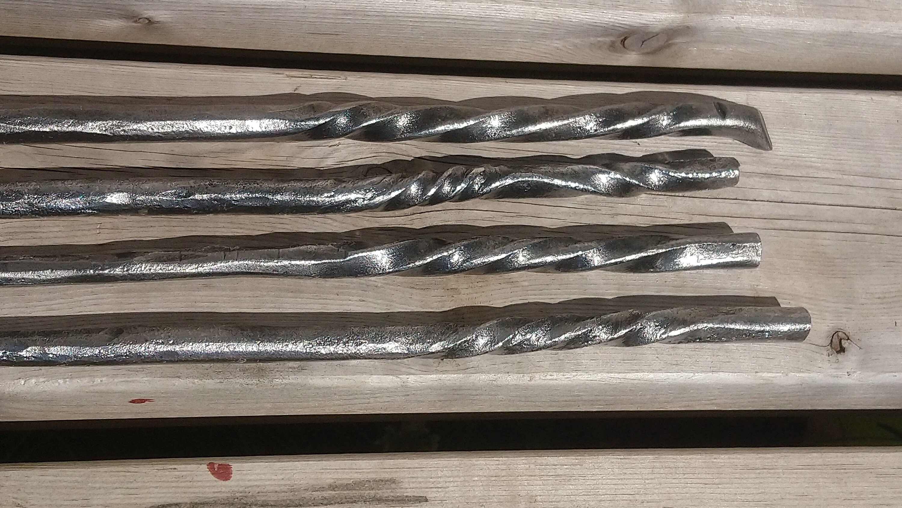 Hand forged metal magic wand. | Etsy
