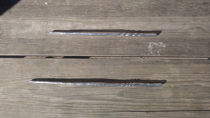Hand Forged Metal Magic Wand. - Etsy