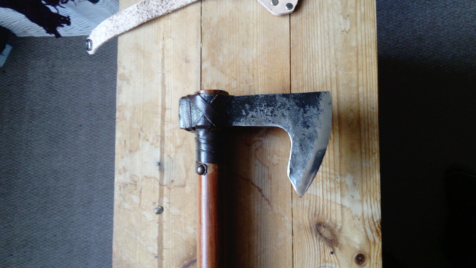 Danish Style Woodsman's Axe. Handmade by Blacksmith. - Etsy