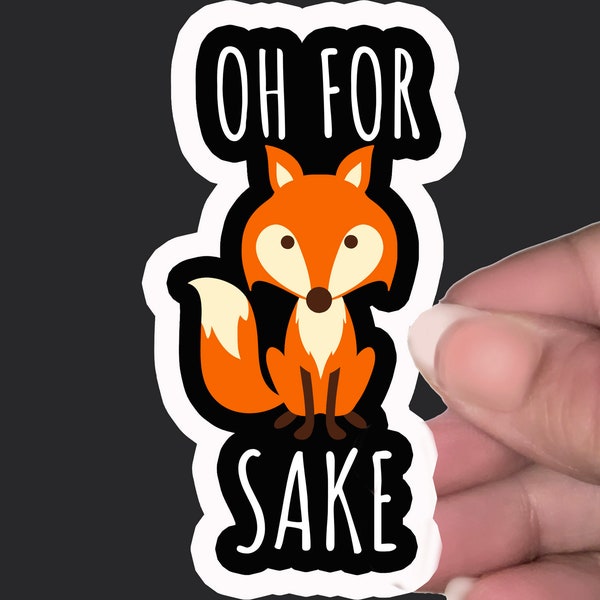 Oh for Fox Sake Bottle - Etsy