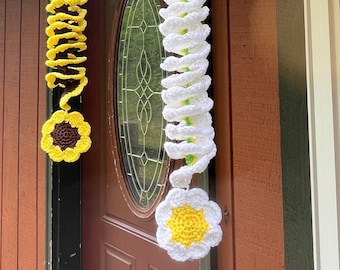 Sunflower Crochet Wind Spinner - Etsy