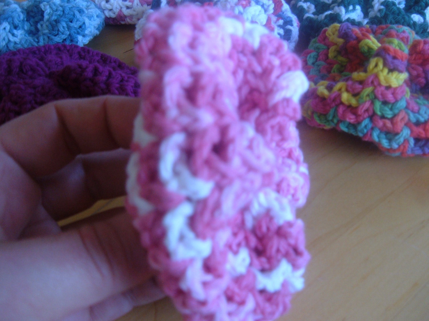 Crocheted Cotton Dish Scrubbies - Etsy
