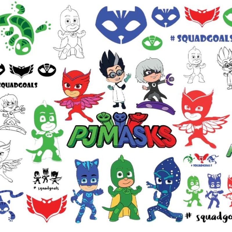 Pj Mask Printables - Etsy