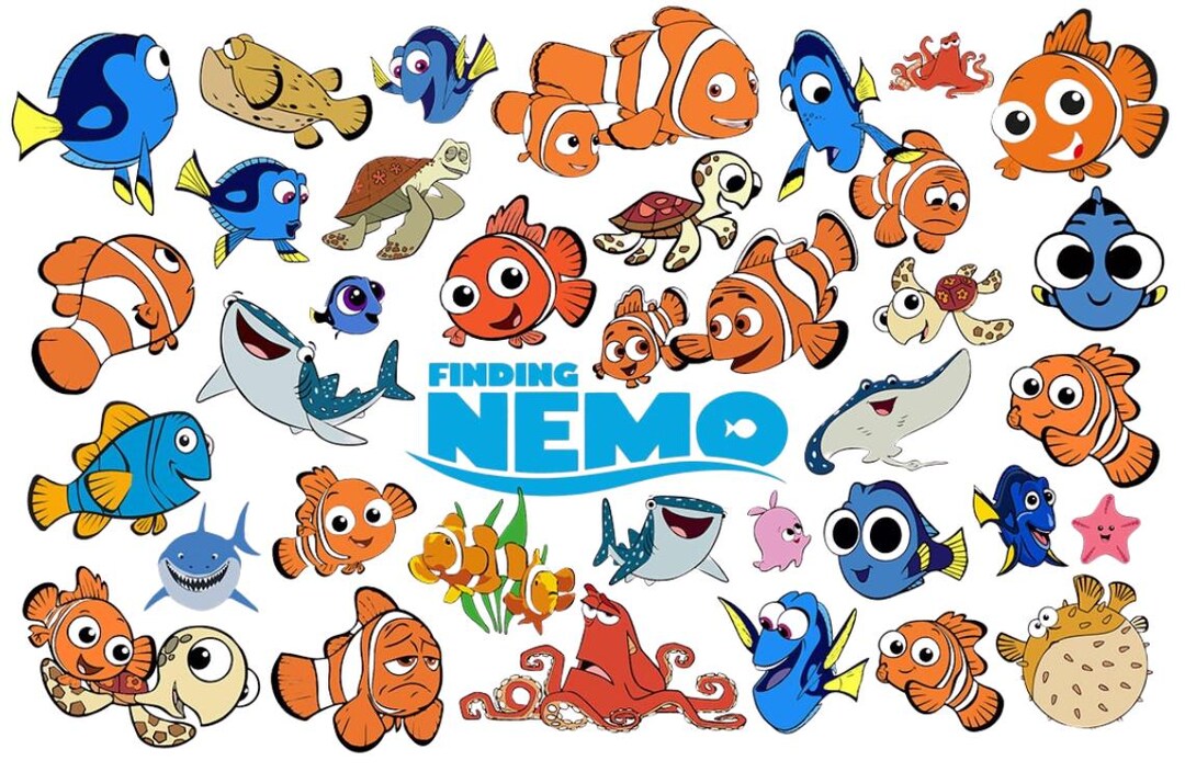 100+ Finding Nemo Svg Bundle- PNG-SVG-DXF - Etsy