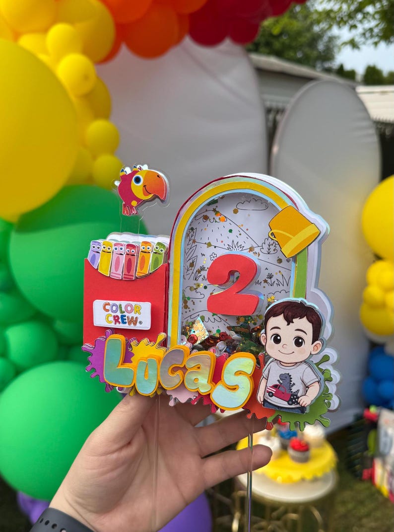 Babyfirst Tv Cake Topper Color Crew Birthday. - Etsy