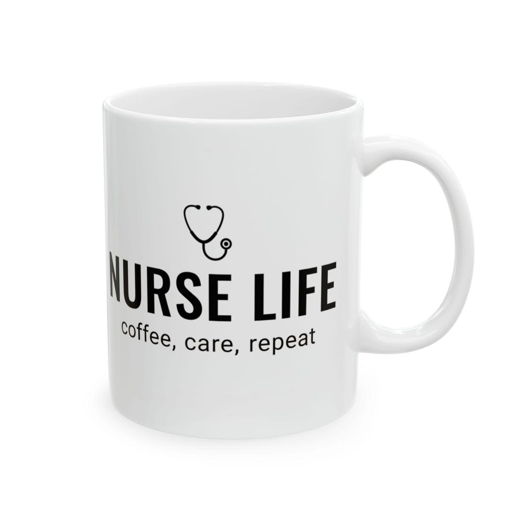 Nurse Life Coffee Mug, Stethoscope, Gift for Nurses - Etsy
