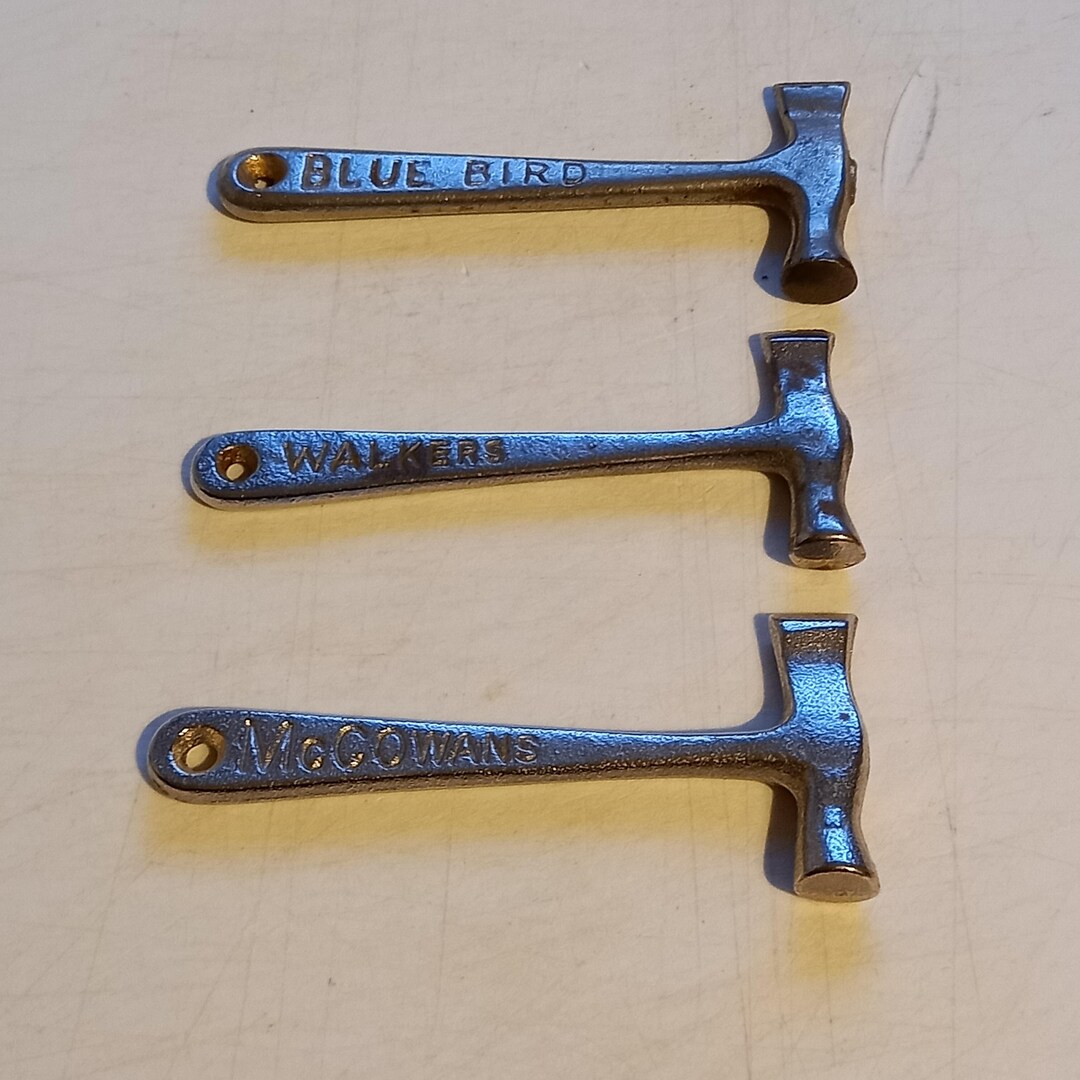 3 Vintage Toffee Hammers Walker's, Blue Bird and Mc Cowans Starter Set ...
