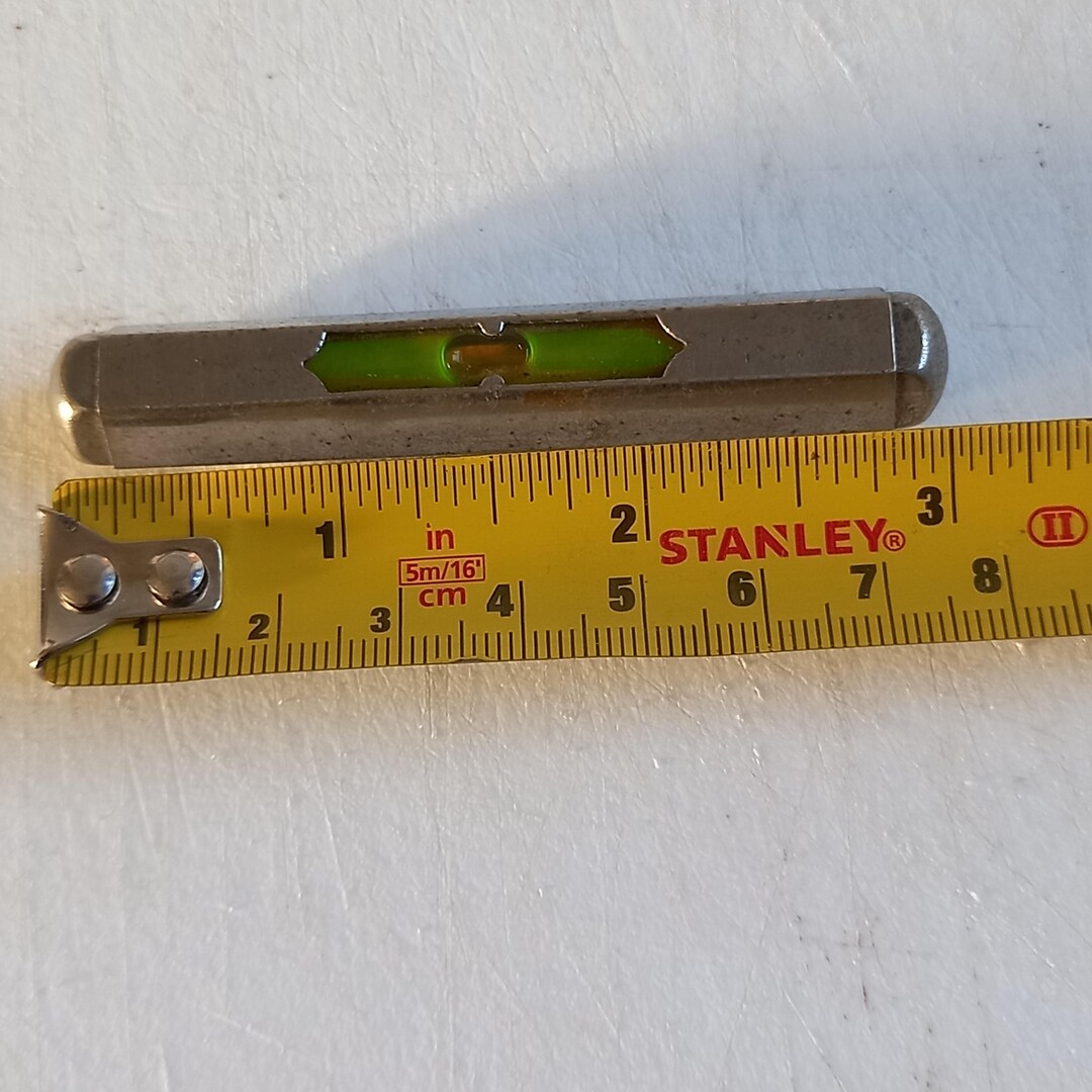 Art Deco Chromed Brass Waistcoat Pocket Spirit Level - Etsy