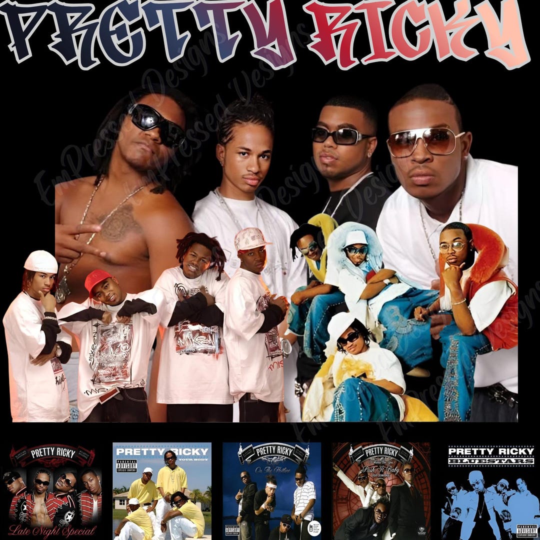 Boys4life Tour: Pretty Ricky Tribute Graphic Tee – Y2K R&B Hip-hop ...