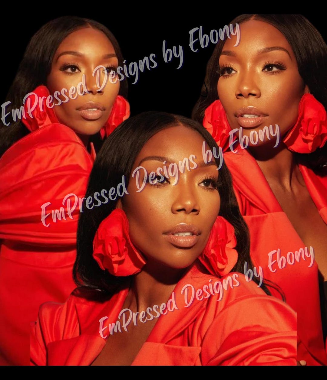 The Boy is Mine Tour- Brandy in Red Png - Etsy