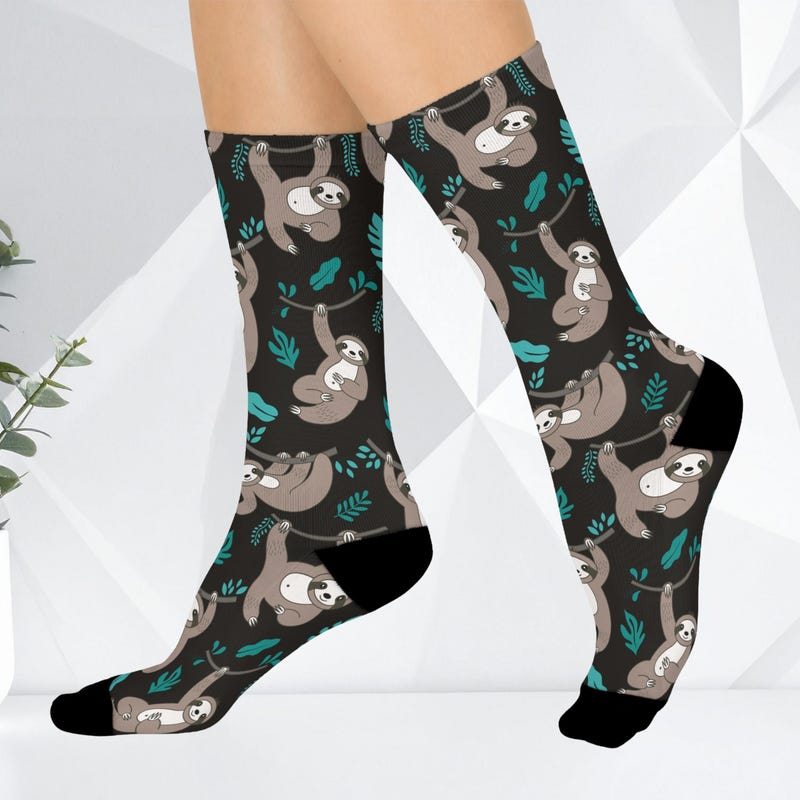 Sloth Socks - Etsy UK