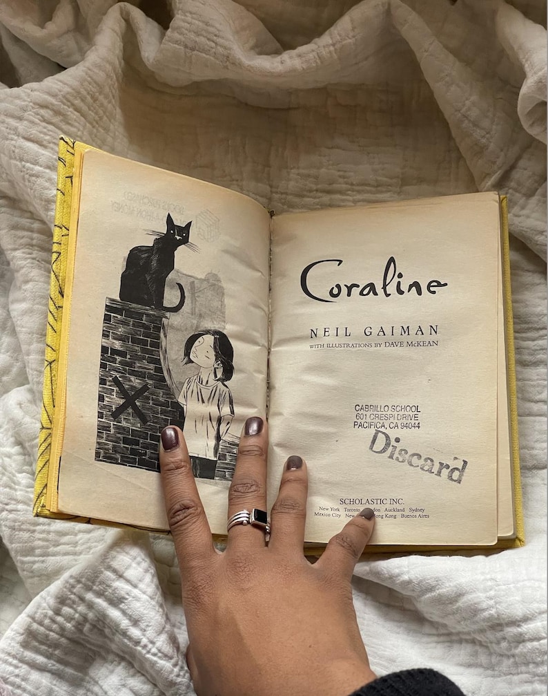 SPECIAL EDITION - Coraline by Neil Gaiman - Etsy