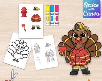 Disguise a Turkey, Turkey in Disguise Printable, Thanksgiving ...