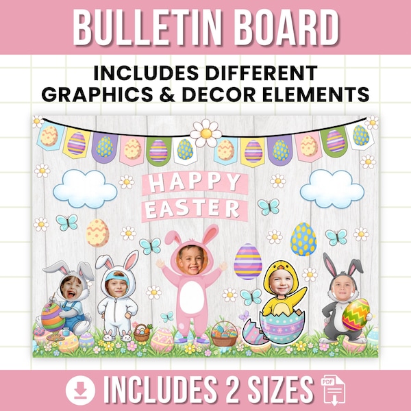 Bunny Bulletin Board - Etsy