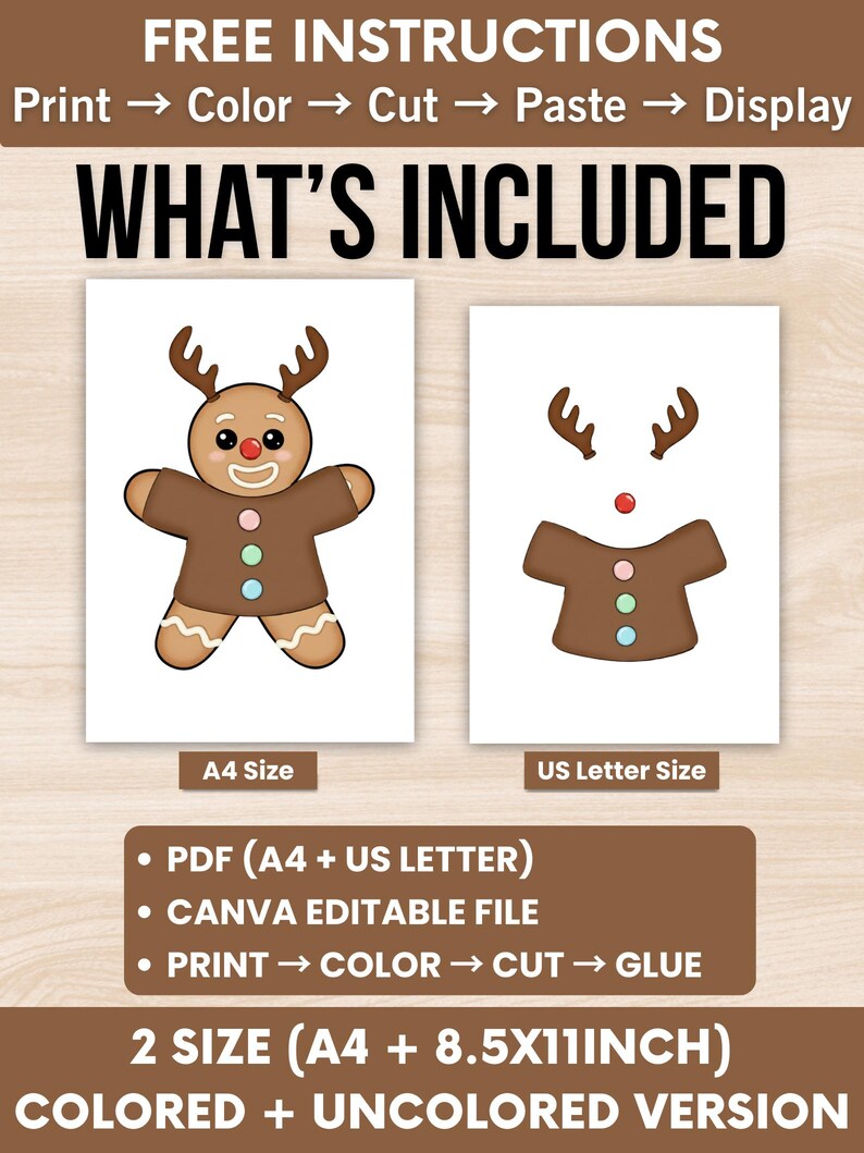 Disguise a Reindeer, Reindeer in Disguise Printable, Christmas ...