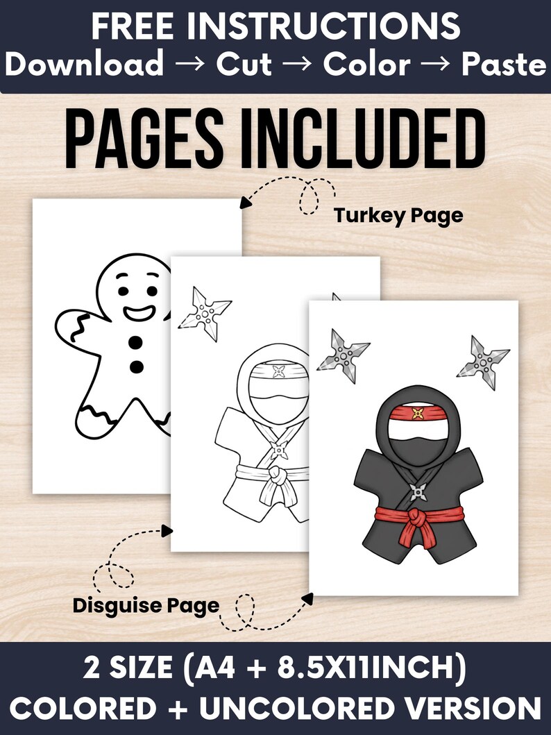Disguise a Gingerbread Man as a Ninja Warrior Gingerbread Disguise ...