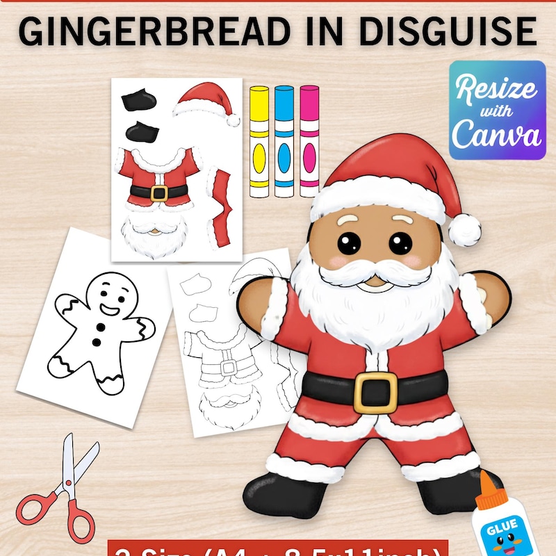 Santa Disguise Project - Etsy