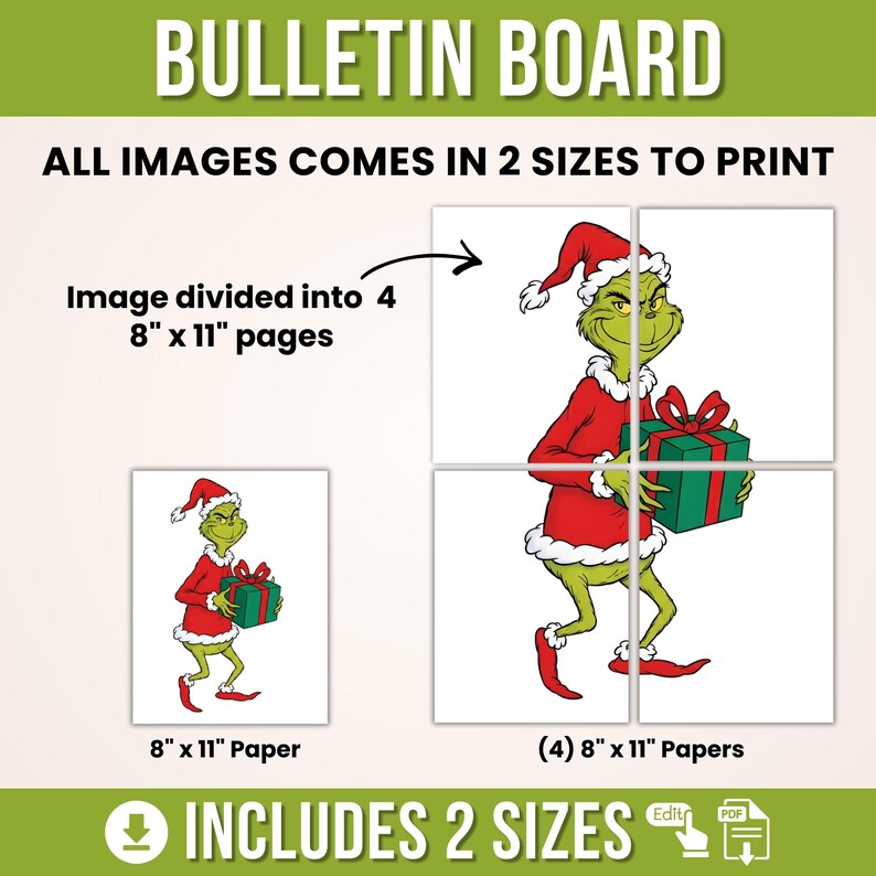 Christmas Bulletin Board Kit: Fun December Classroom Decor (digital ...