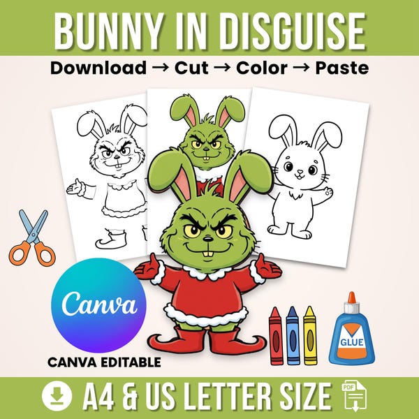 Easter Bunny Disguise - Etsy