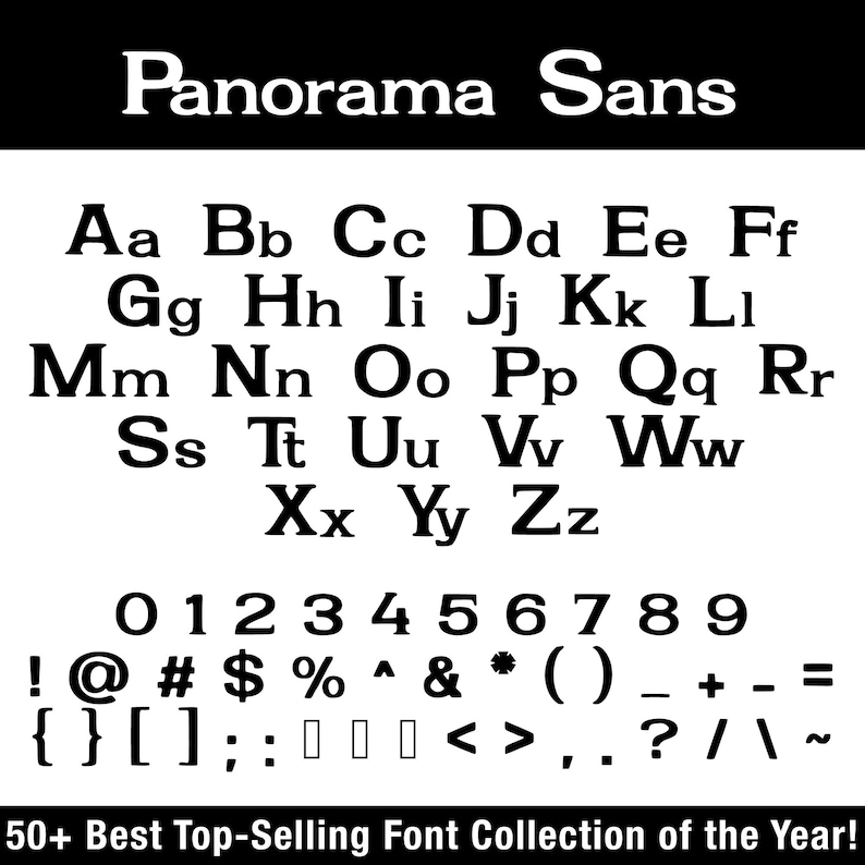 Modernist Font Bundle 50 Clean Modern Fonts TTF OTF Instant Download - Etsy