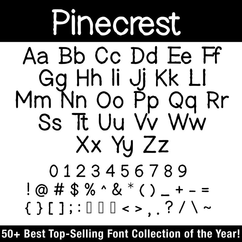 50+ Forestline Fonts Bundle | Woodland Nature Typeface Collection TTF ...