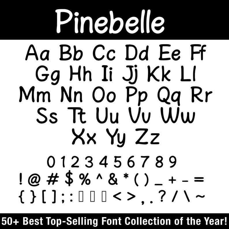 50+ Forestline Fonts Bundle | Woodland Nature Typeface Collection TTF ...
