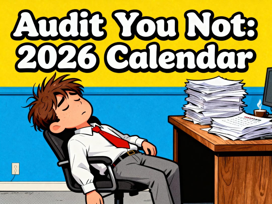 Audit You Not: 2026 Wall Calendar, Funny Accountant and Office Humor - Etsy