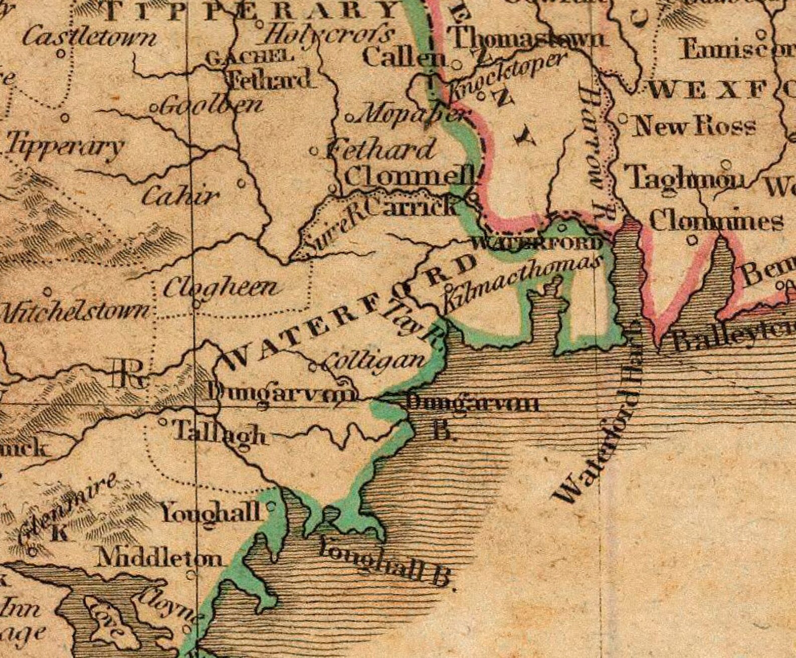 1820 Map of Ireland - Etsy