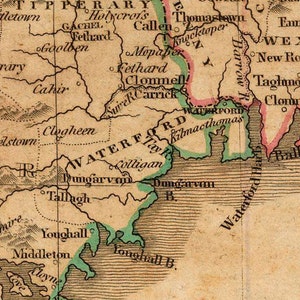 1820 Map of Ireland - Etsy