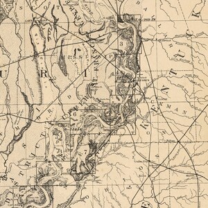 1879 Map of the Mississippi River - Etsy