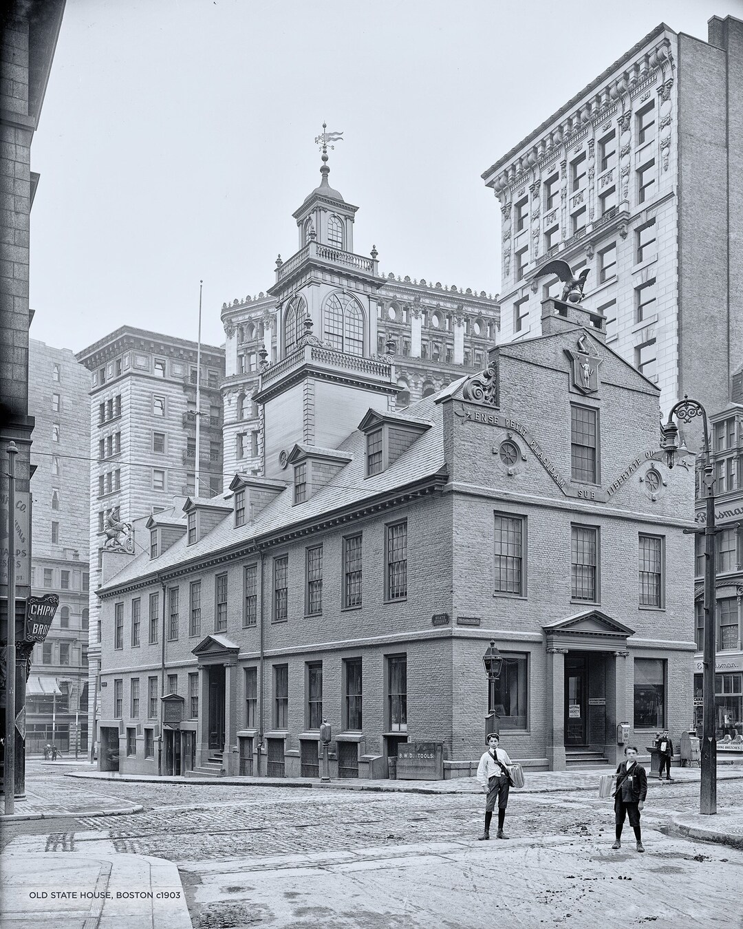 Vintage Photograph of the Old State House in Boston Circa 1903 - Etsy