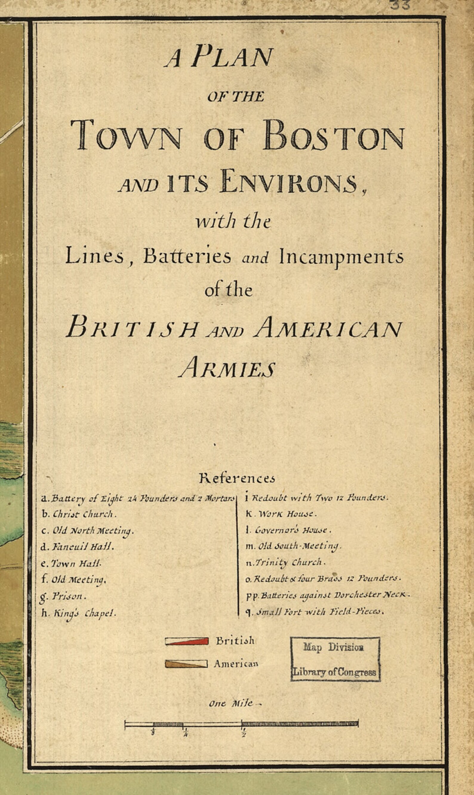 1776 Map of Boston - Etsy