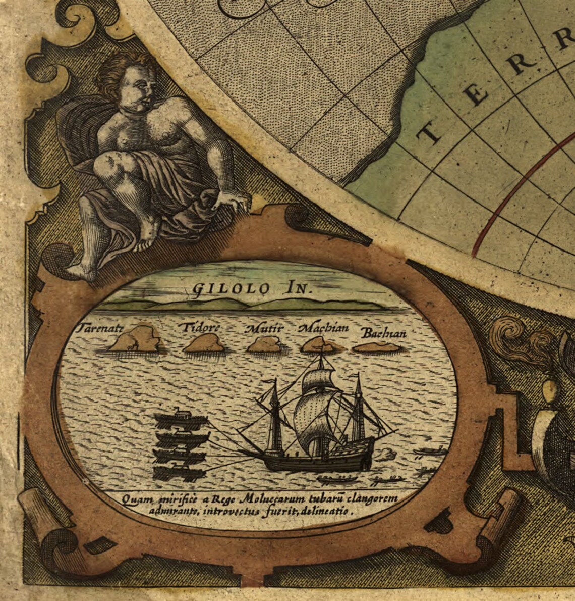 1595 Map of the World - Etsy