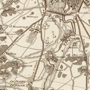 1805 Map of Paris - Etsy