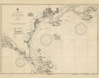 Custom Chart of Saco Bay and Vicinity 13287 - Etsy