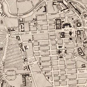 1860 Map of Berlin - Etsy