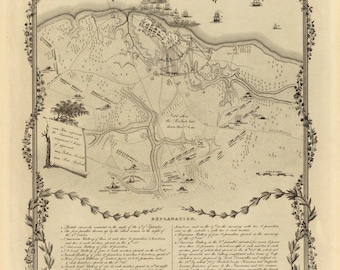 1781 Map of the Siege of Yorktown | Etsy