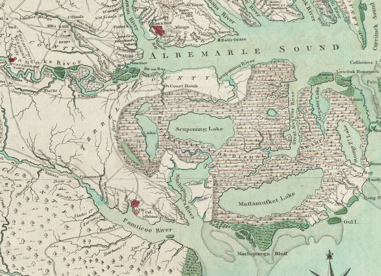 1770 Map of North Carolina - Etsy