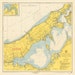 1949 Nautical Chart of Peconic Bay - Etsy