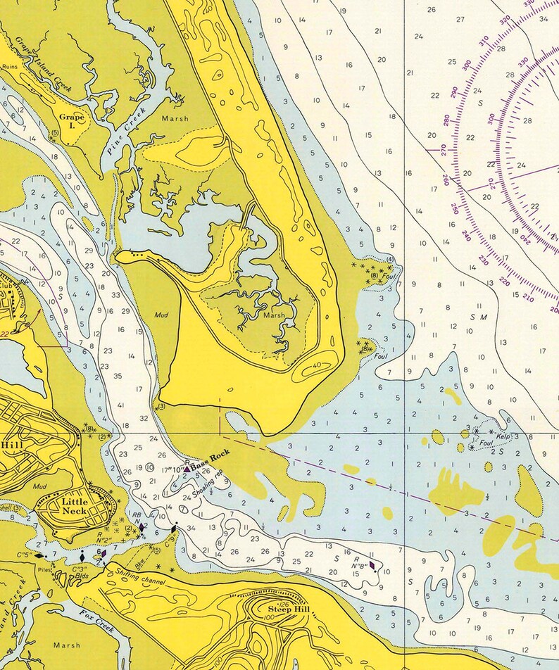 Newburyport Harbor & Plum Island Sound 1968 - Etsy