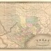 1848 Map of Texas - Etsy