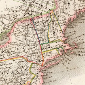 1832 Map of the United States - Etsy