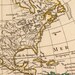 1752 Map of the World - Etsy