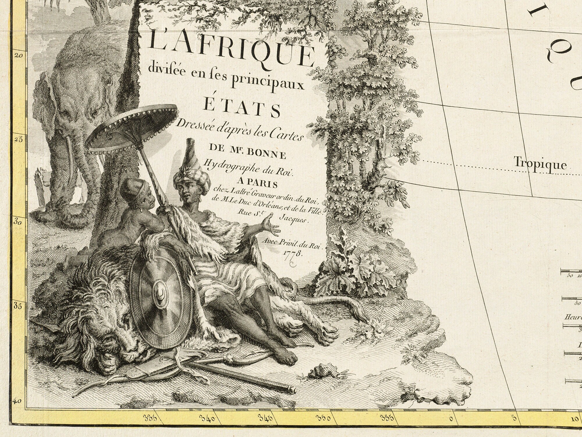 1778 Map of Africa - Etsy