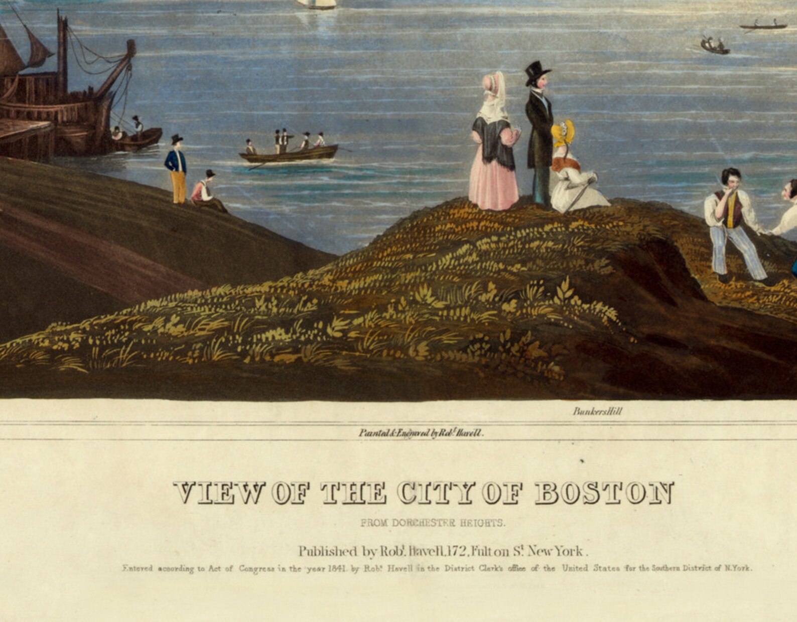 Vintage Boston Print - Etsy