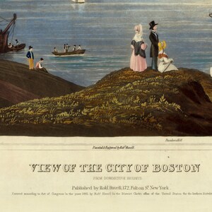 Vintage Boston Print - Etsy
