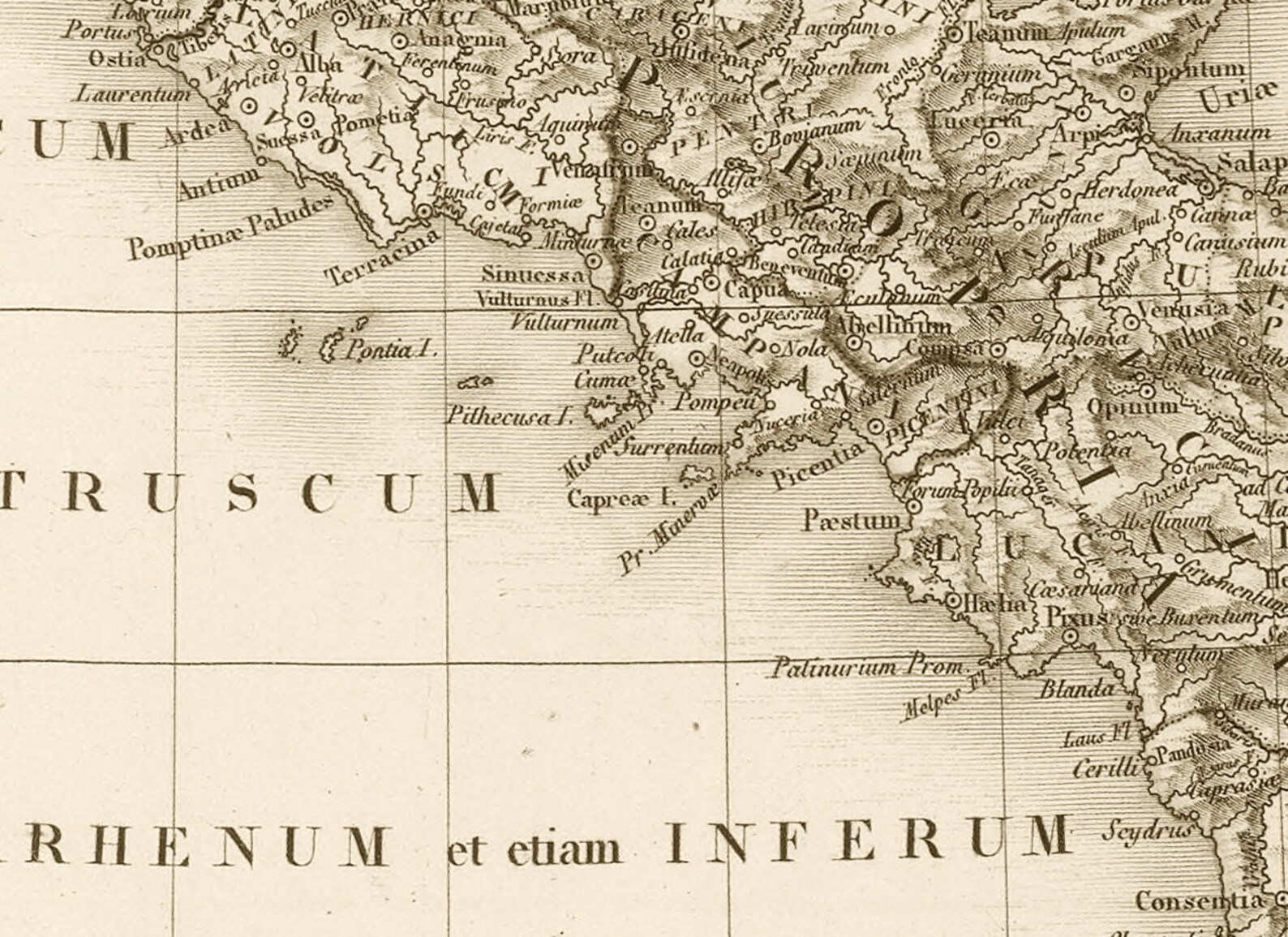 1825 Map of Italy - Etsy