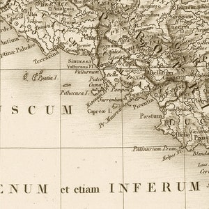 1825 Map of Italy - Etsy