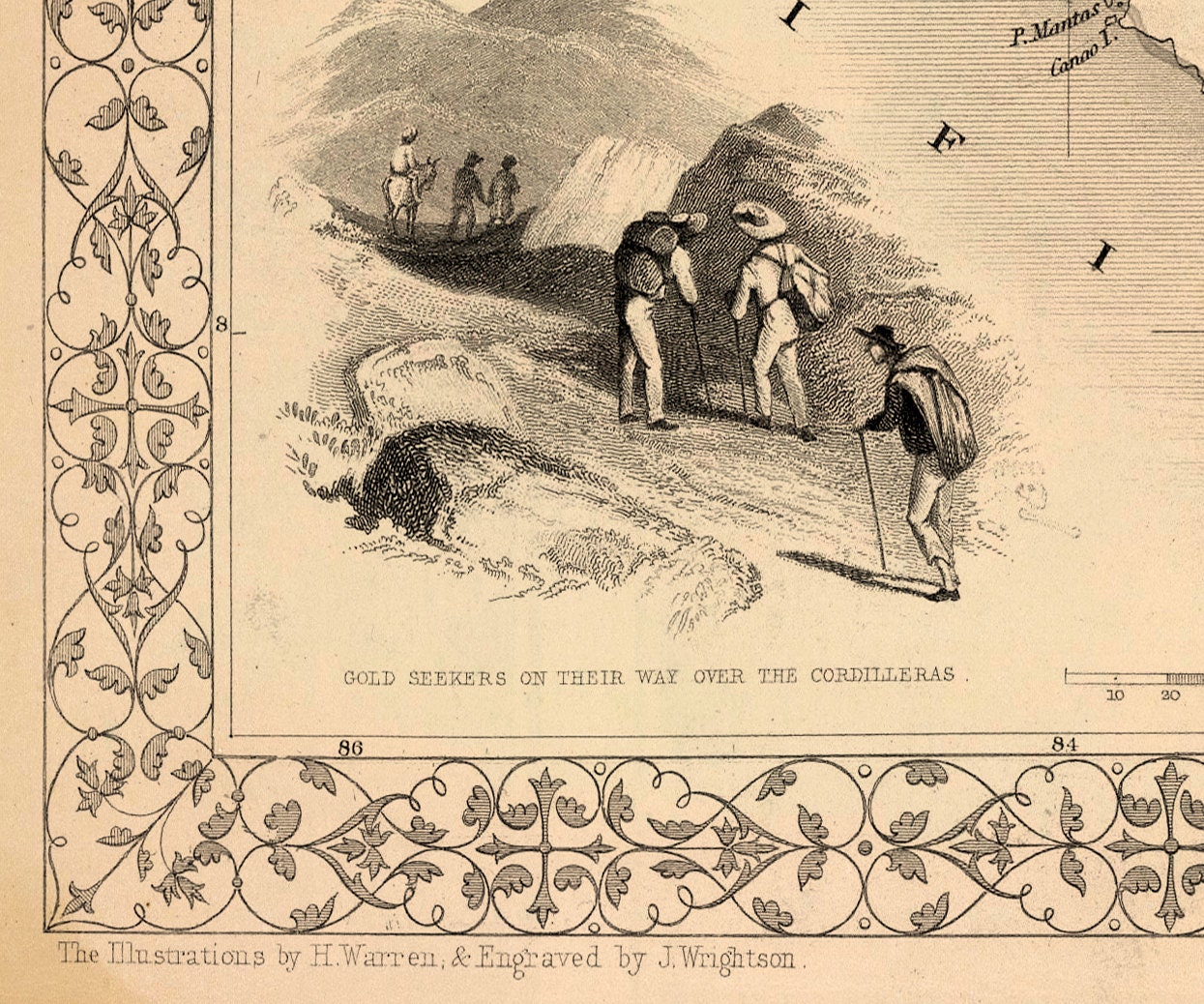 1851 Map of Panama - Etsy