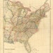 1834 Map of America - Etsy